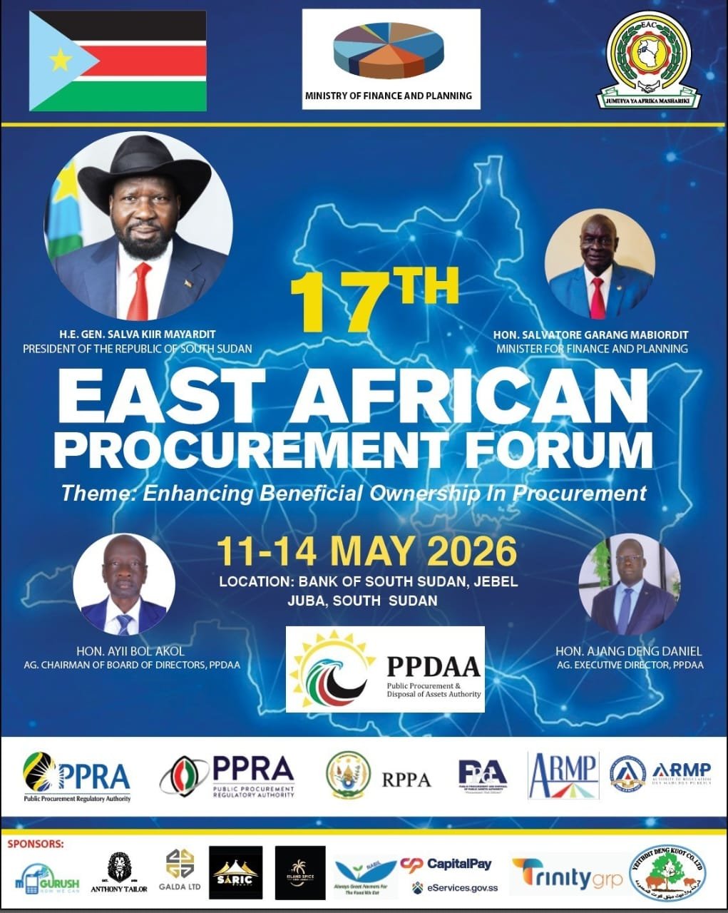 PRESS RELEASE: Republic of South Sudan to Host the 17th East African ...